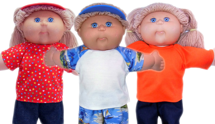 Cabbage Patch Kids Doll Clothes Patterns Tshirt Release | Rosies Doll ...