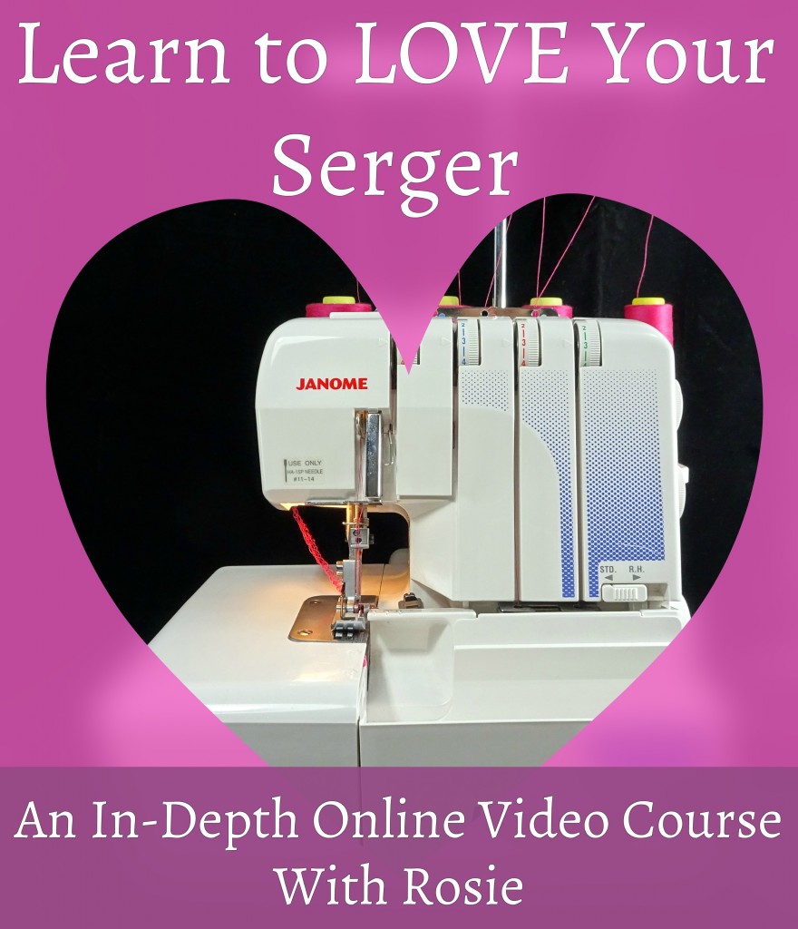 How to Use a Serger Online Course | Rosies Doll Clothes Patterns